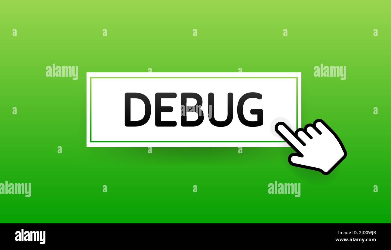 Debug, great design for any purposes. Vector illustration Stock Vector ...