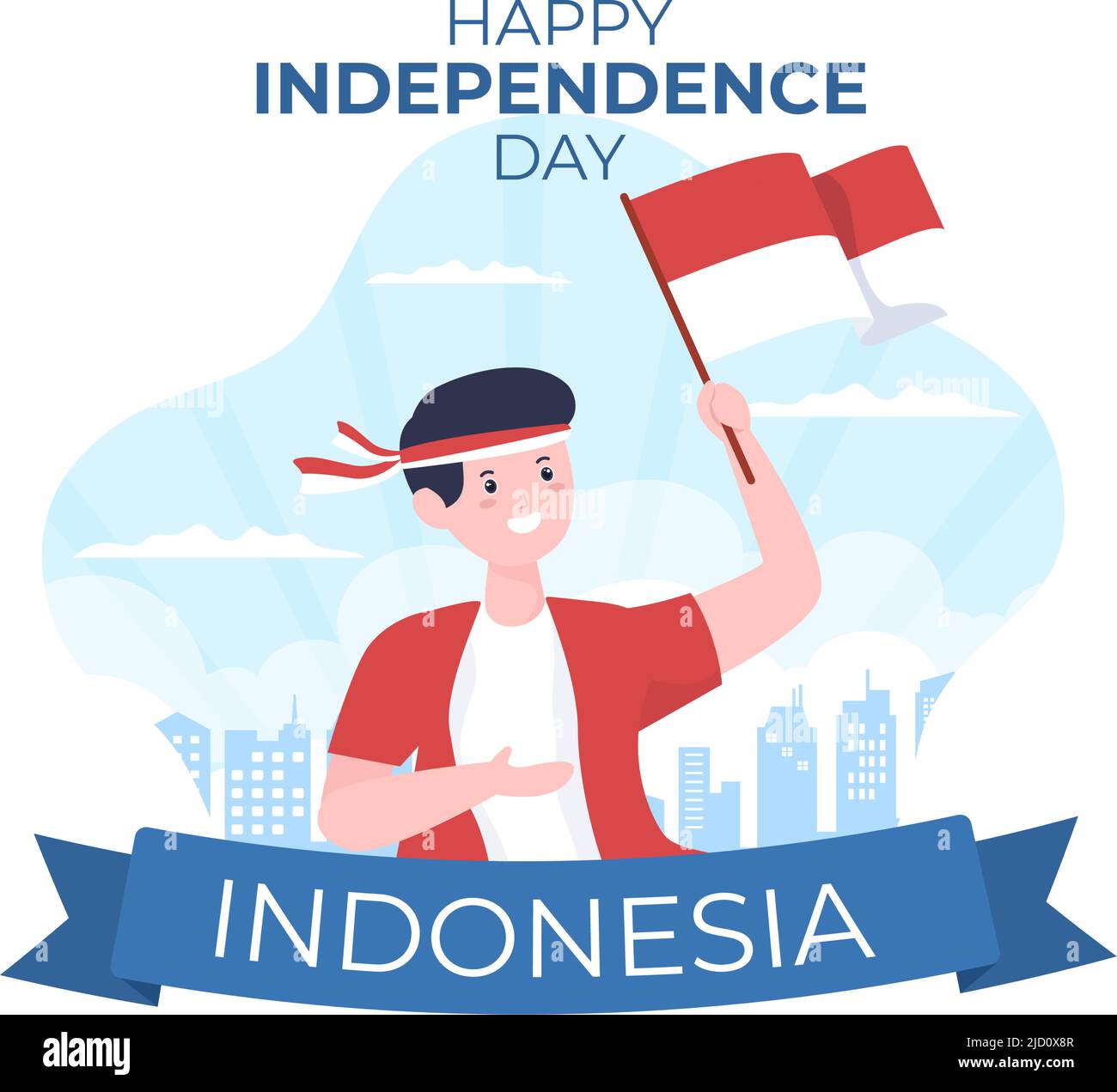 Merdeka cartoon Cut Out Stock Images & Pictures - Alamy