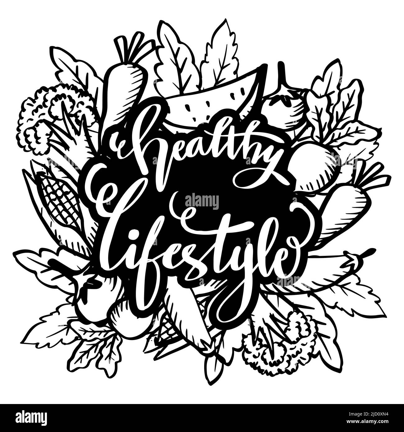 Healthy Lifestyle Clipart Black And White Pumpkin