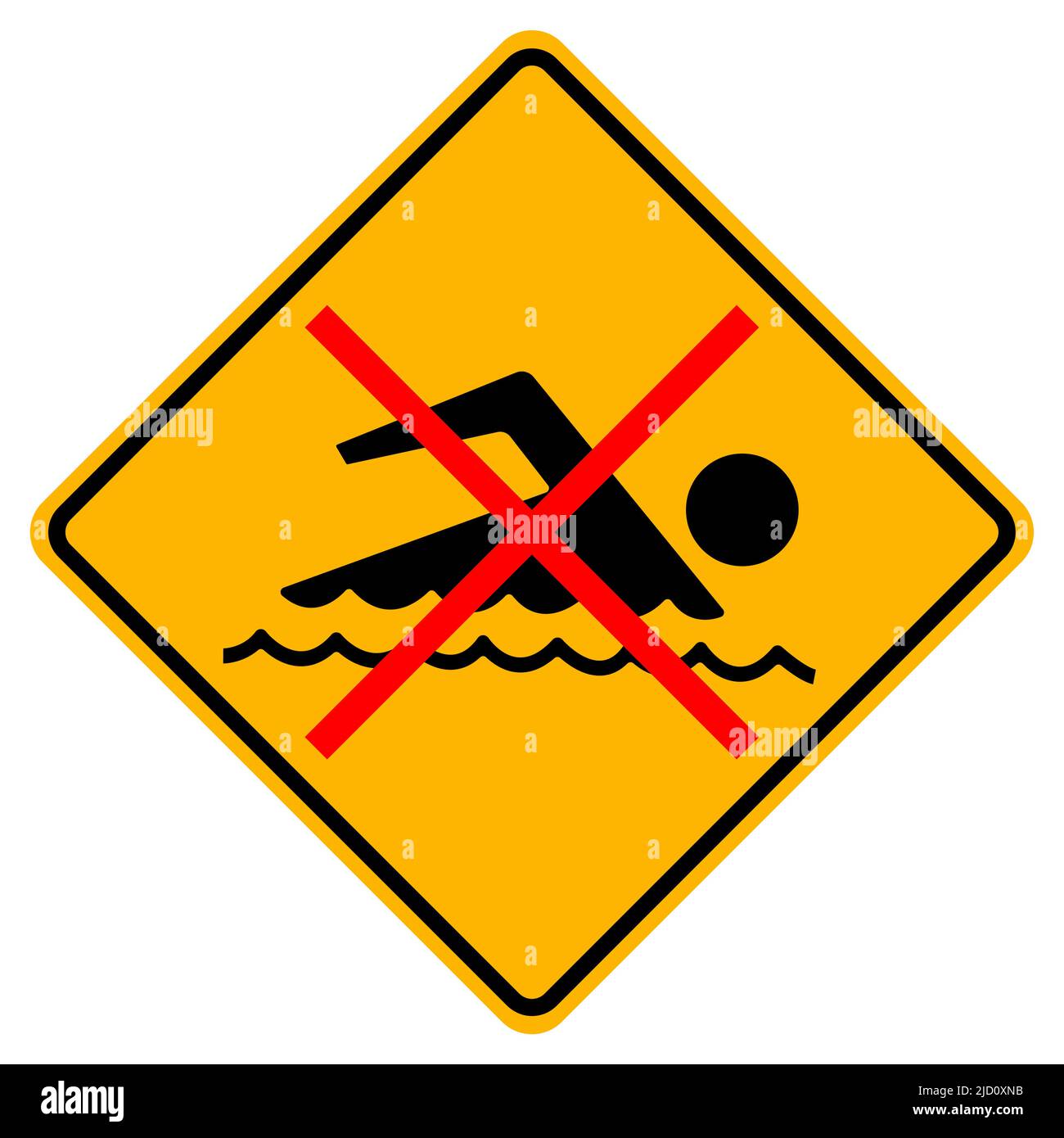 Swimmer safety Stock Vector Images - Alamy