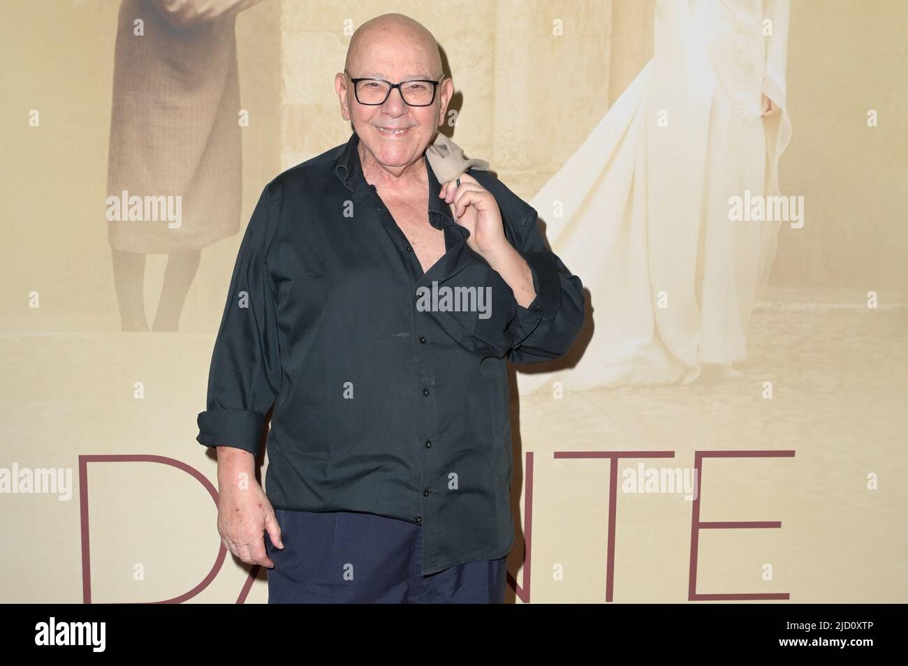 Lino Patruno attends the red carpet of the premiere of the movie Dante ...