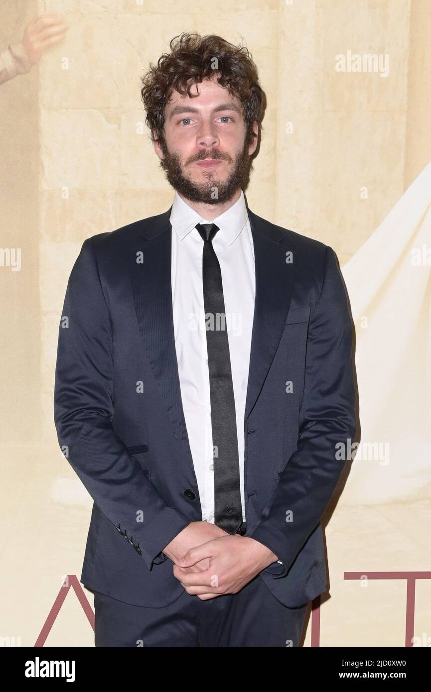 Alessandro Sperduti attends the red carpet of the premiere of the movie ...