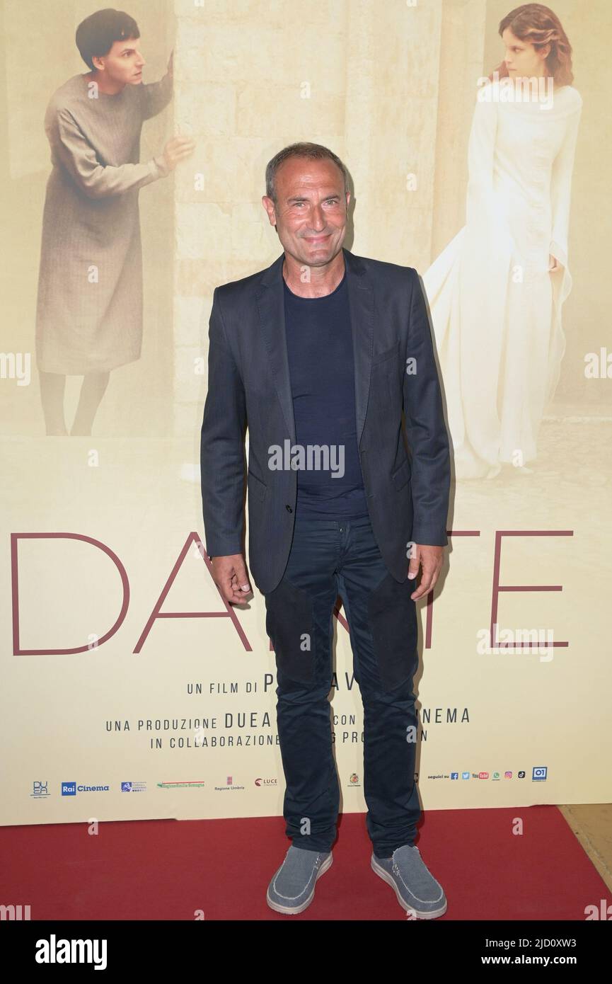 Giorgio Borghetti attends the red carpet of the premiere of the movie ...