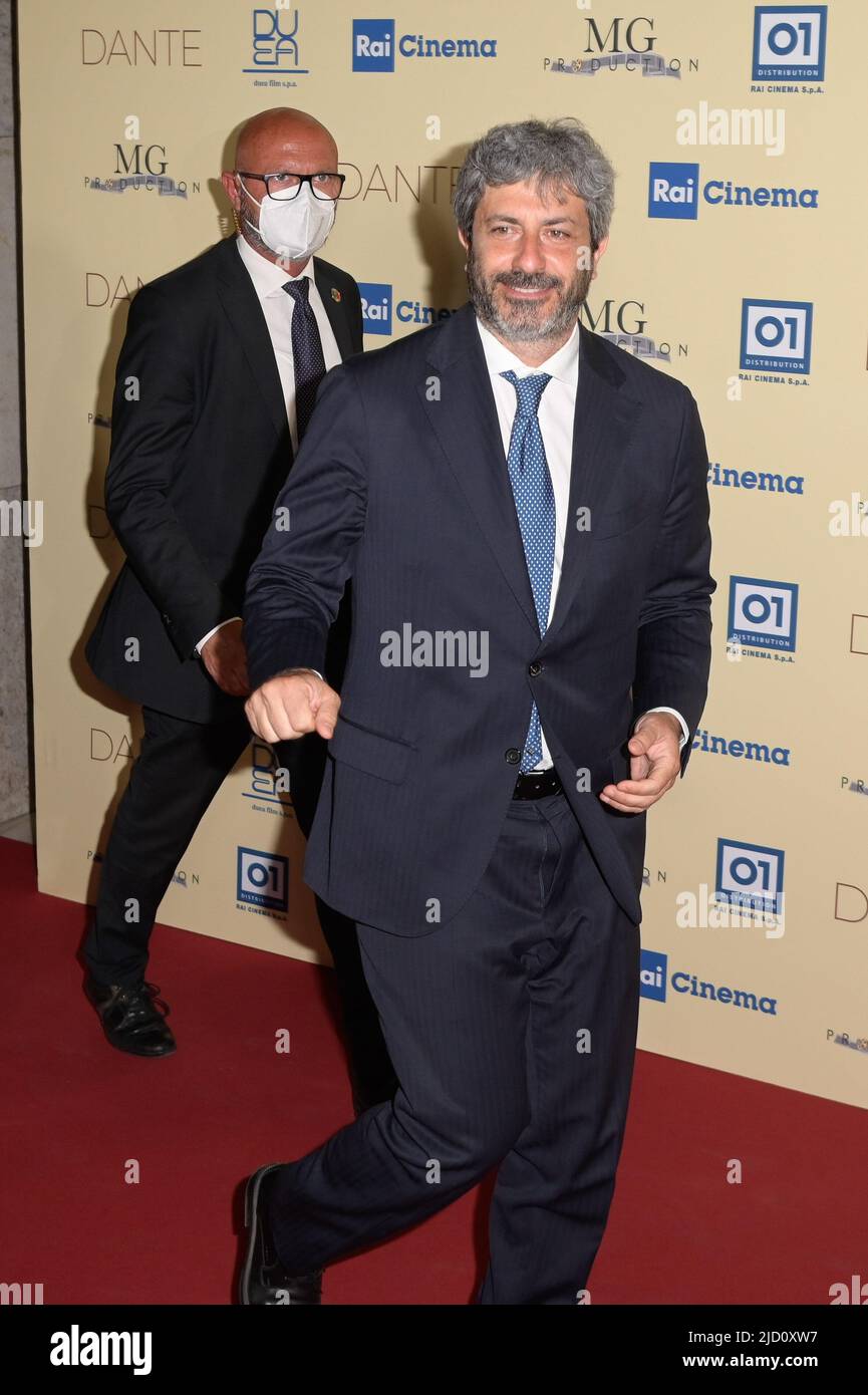President of the Cahmber of Deputies Roberto Fico attends the red ...