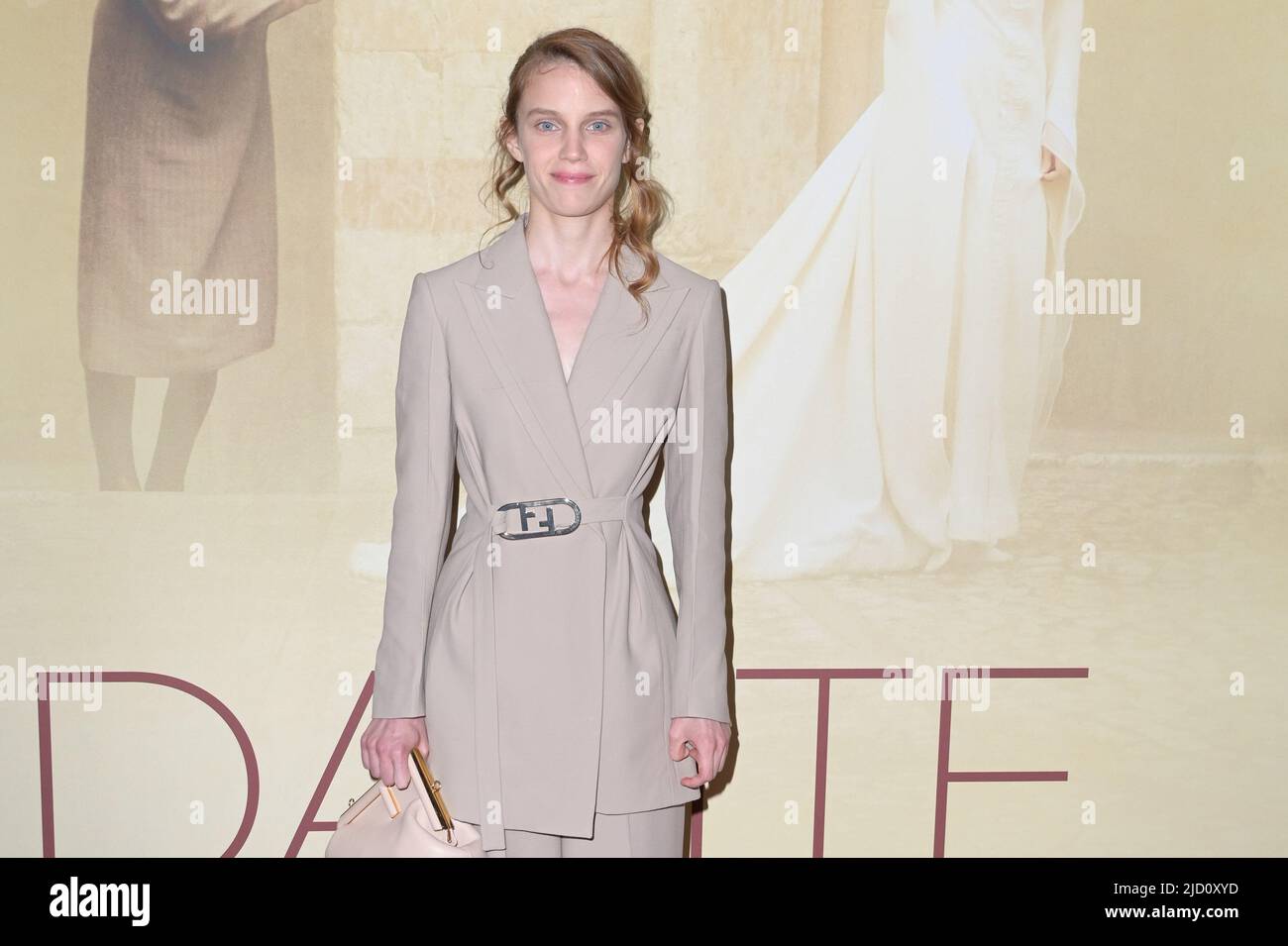 Carlotta Gamba attends the red carpet of the premiere of the movie ...