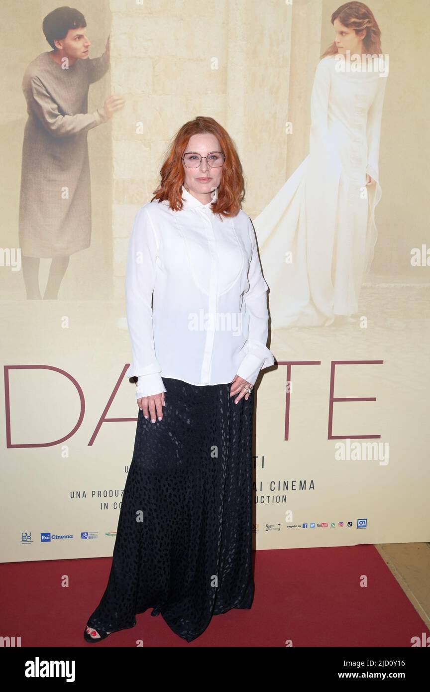 Simona Borioni attends the red carpet of the premiere of the movie ...
