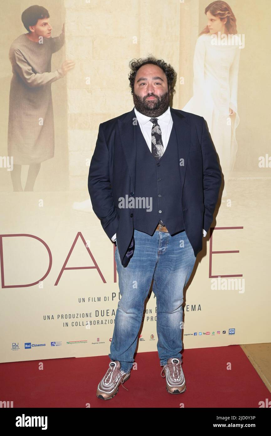 Nicola Nocella attends the red carpet of the premiere of the movie ...