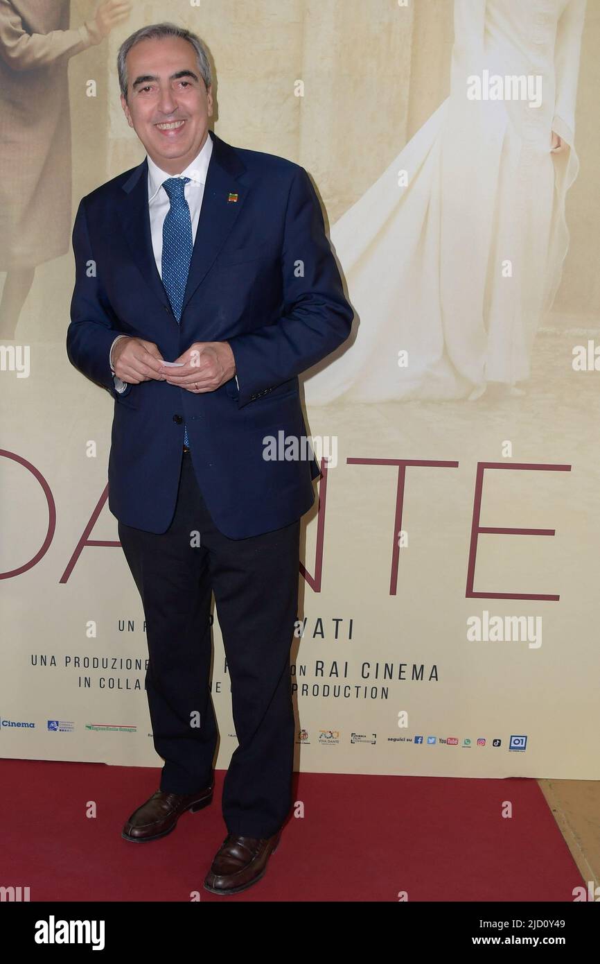 Maurizio Gasparri attends the red carpet of the premiere of the movie ...