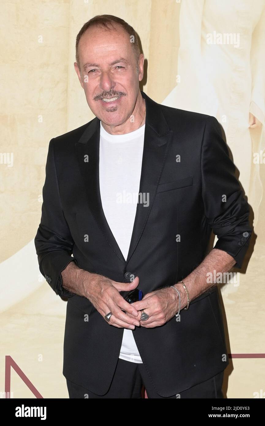 Massimo Lopez attends the red carpet of the premiere of the movie Dante ...