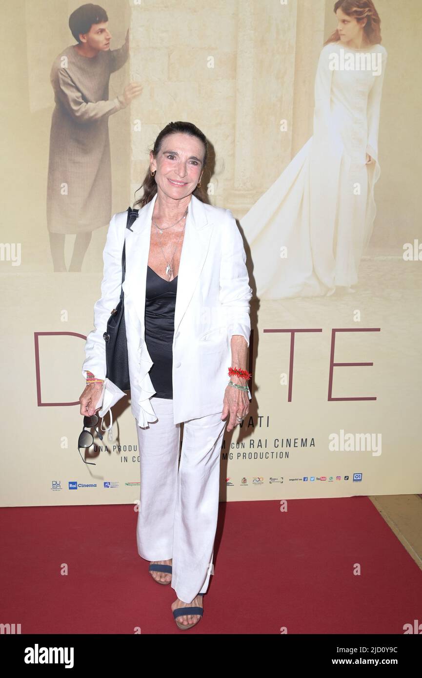Lina Sastri attends the red carpet of the premiere of the movie Dante ...