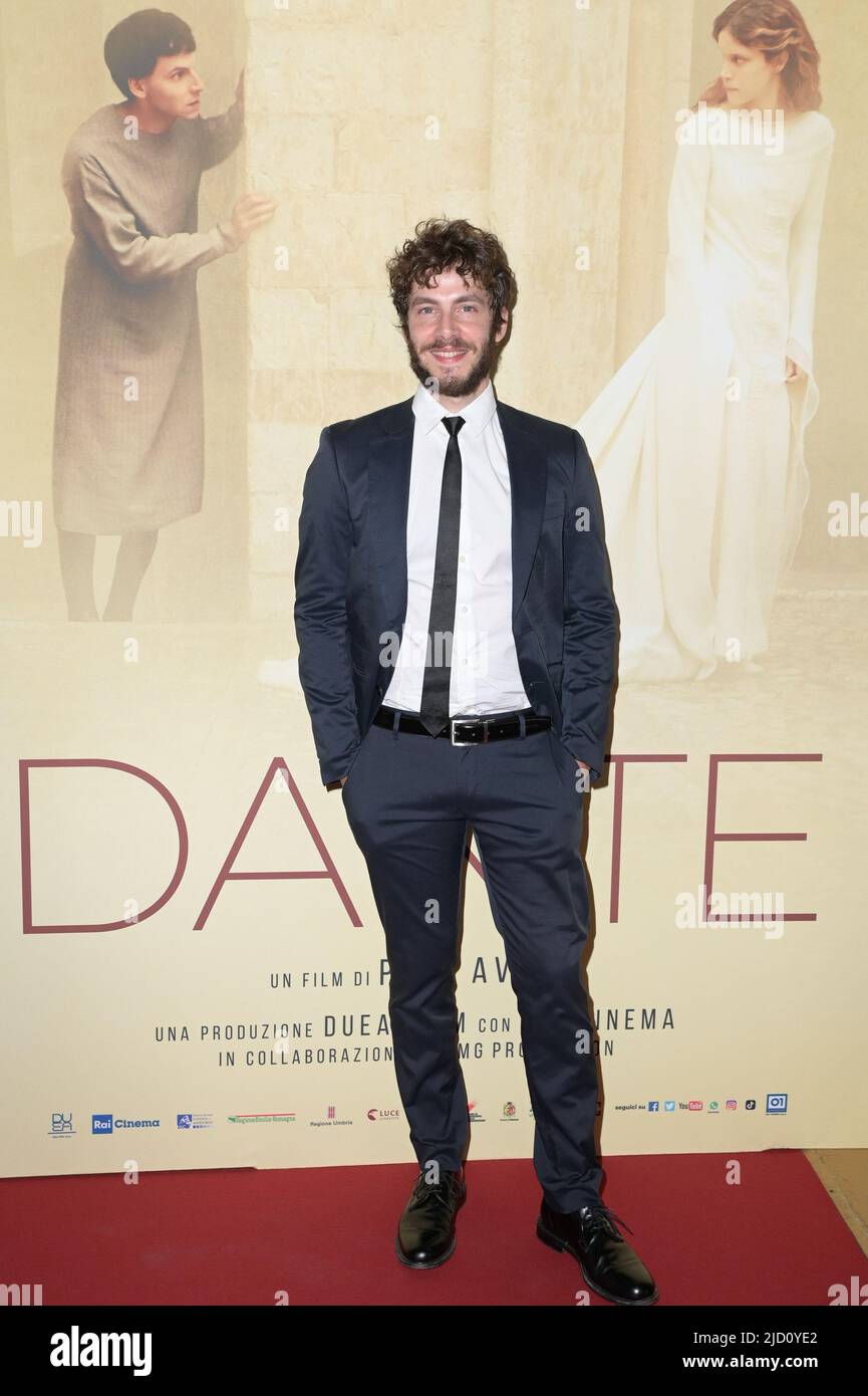 Rome, Italy. 16th June, 2022. Alessandro Sperduti attends the red ...