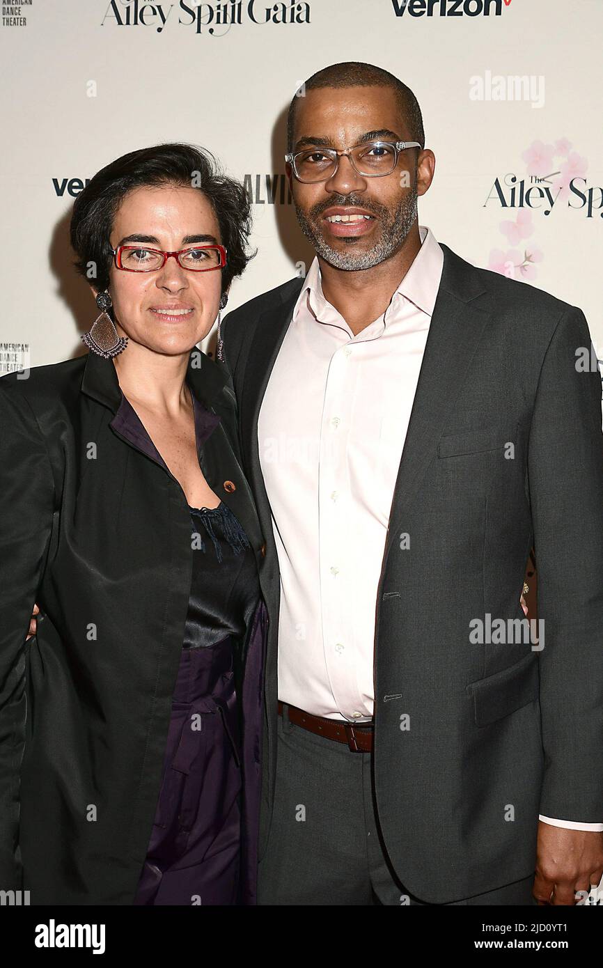 Eric Wright and Fedra Fateh attend The Ailey Spirit Gala on June 16, 2022 at The David H Koch ...