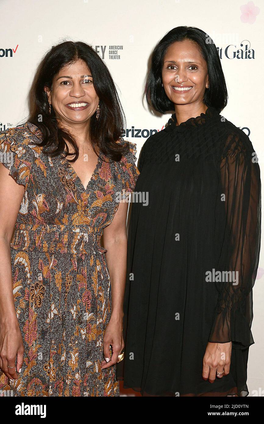 Lata Reedy and Reena Abraham attend The Ailey Spirit Gala on June 16 ...