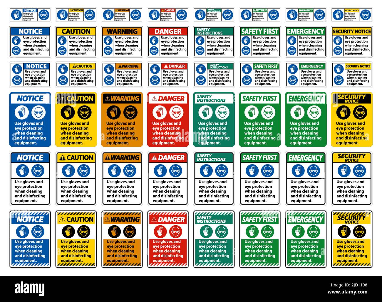 Gloves symbol protection on Cut Out Stock Images & Pictures - Alamy