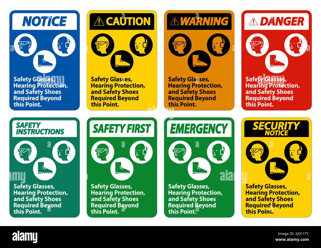 Safety Glasses, Hearing Protection, And Safety Shoes Required Beyond ...