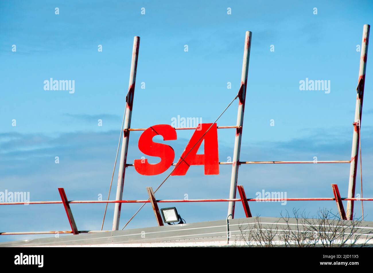 State Border for South Australia (SA Stock Photo - Alamy
