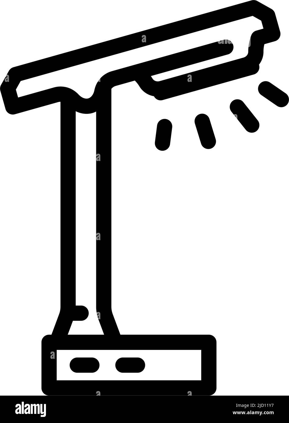 led lamp line icon vector illustration Stock Vector Image & Art - Alamy