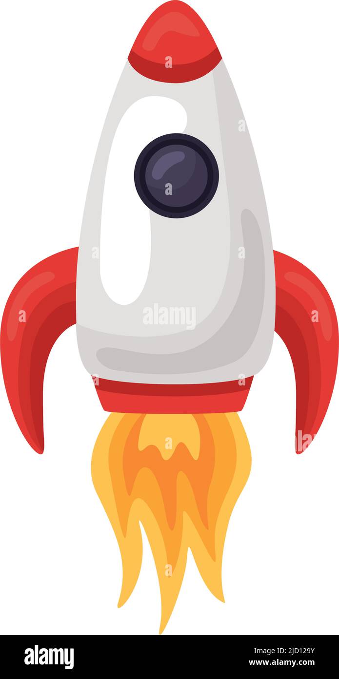 space rocket vehicle isolated icon Stock Vector Image & Art - Alamy