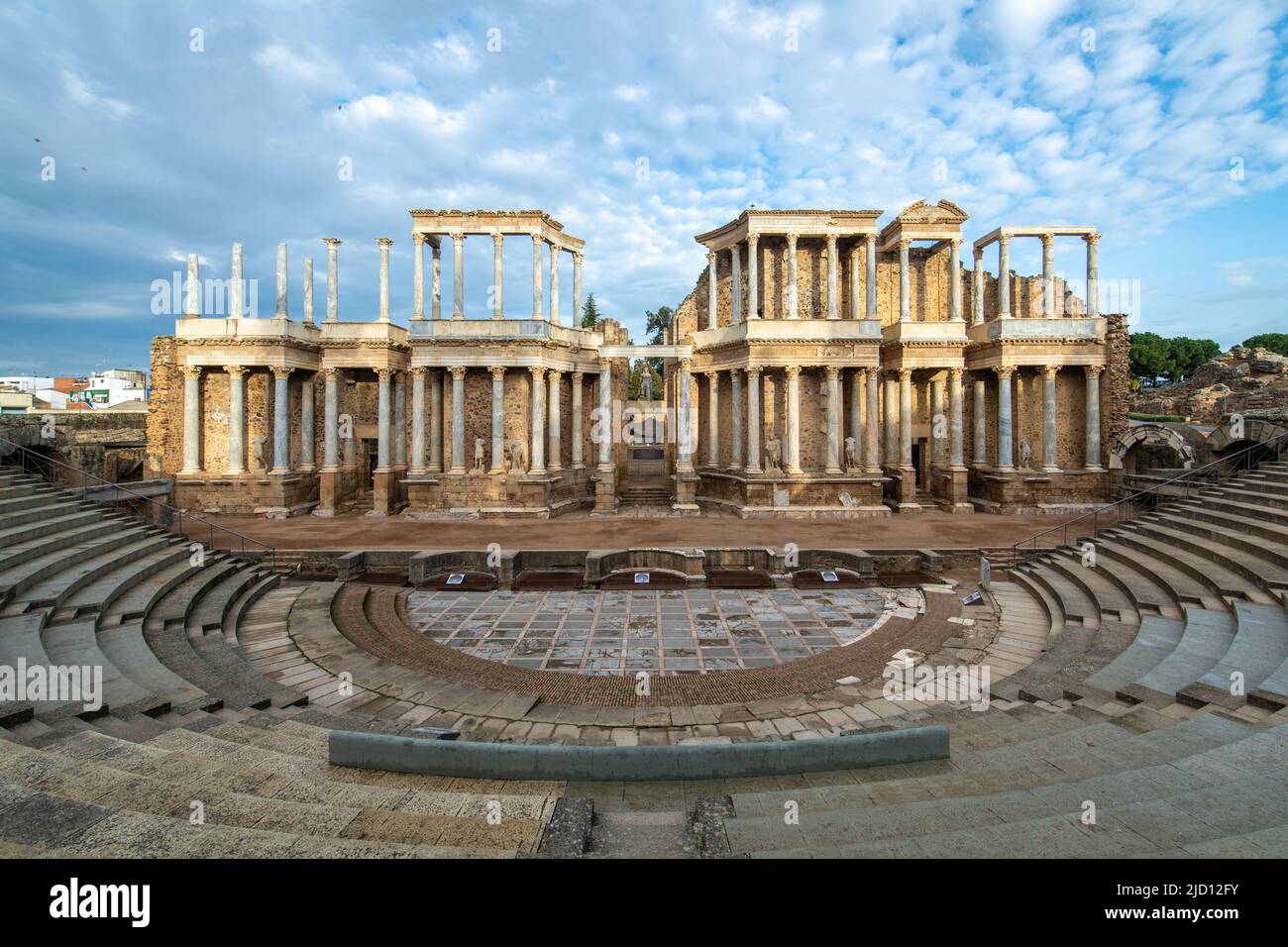 The Roman Theatre of Merida, Merida, Spain Stock Photo - Alamy
