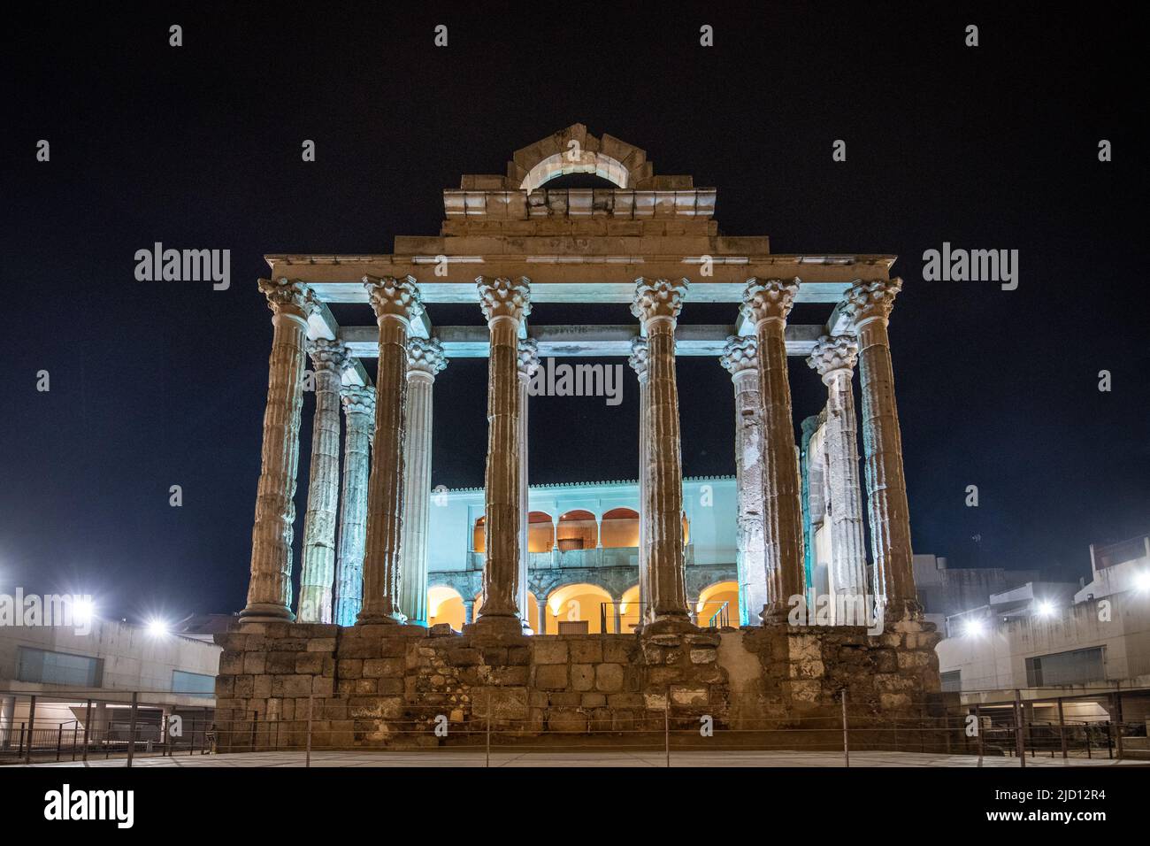 The Temple of Diana, Merida, Spain Stock Photo - Alamy