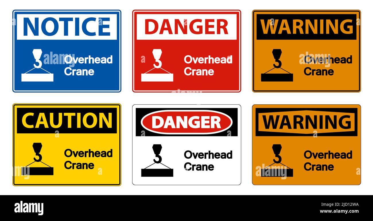 Crane lift steel beam girder Stock Vector Images - Alamy