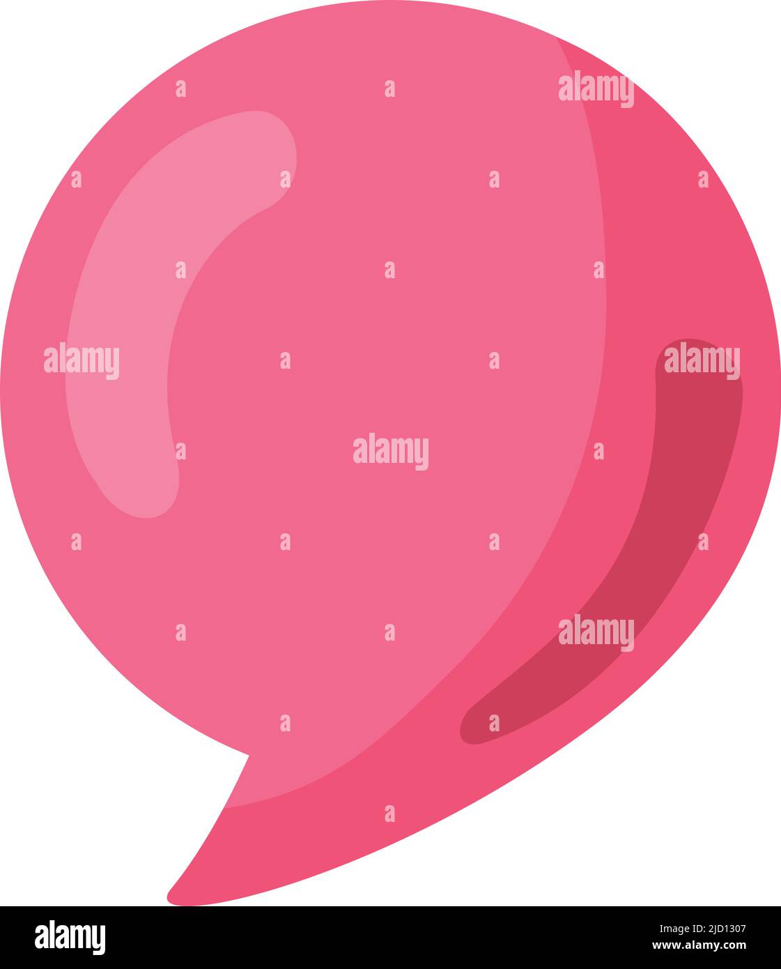 red speech bubble message icon Stock Vector Image & Art - Alamy