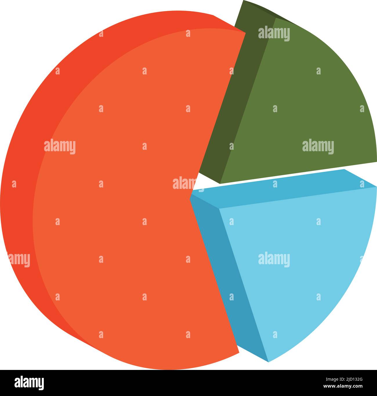 pie statistics infographic isolated icon Stock Vector Image & Art - Alamy