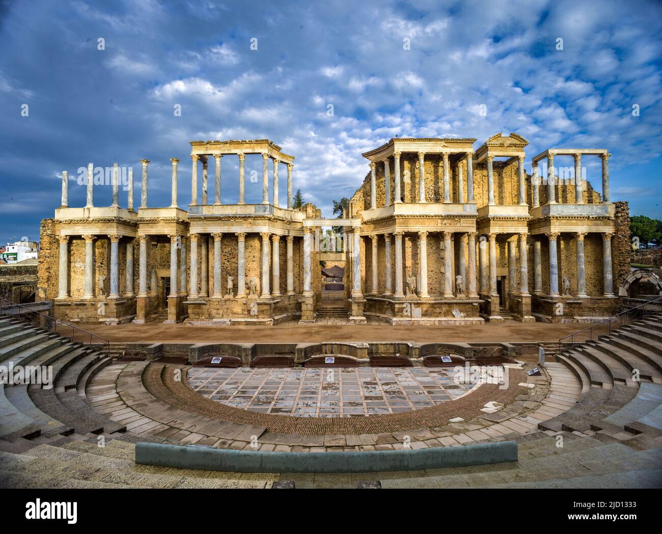The Roman Theatre of Merida in Merida, Spain Stock Photo - Alamy
