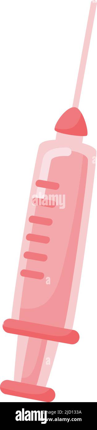 pink injection syringe medical icon Stock Vector Image & Art - Alamy