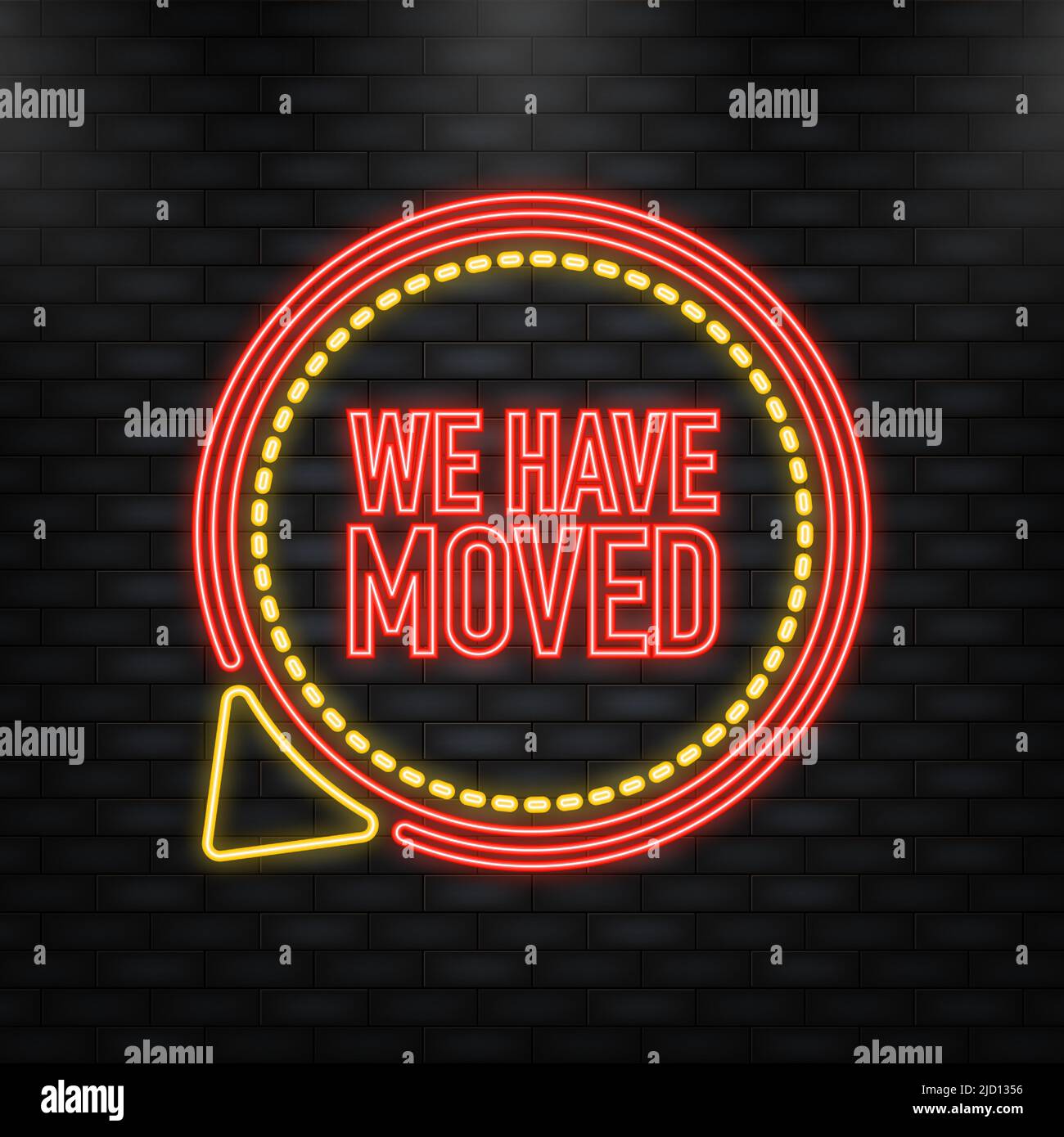 Neon Icon. Color we have moved thin line bubble. concept of locator ...