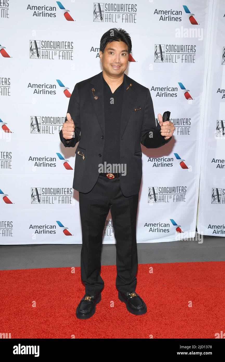 New York, USA. 16th June, 2022. Hall of Fame Inductee Chad Hugo attends ...