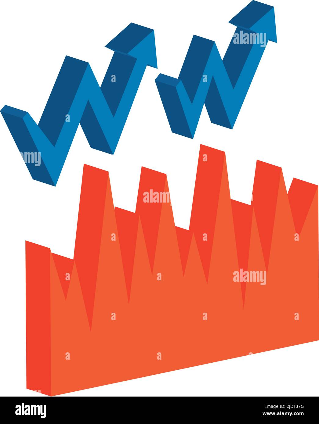 statistics infographic with arrows icons Stock Vector Image & Art - Alamy