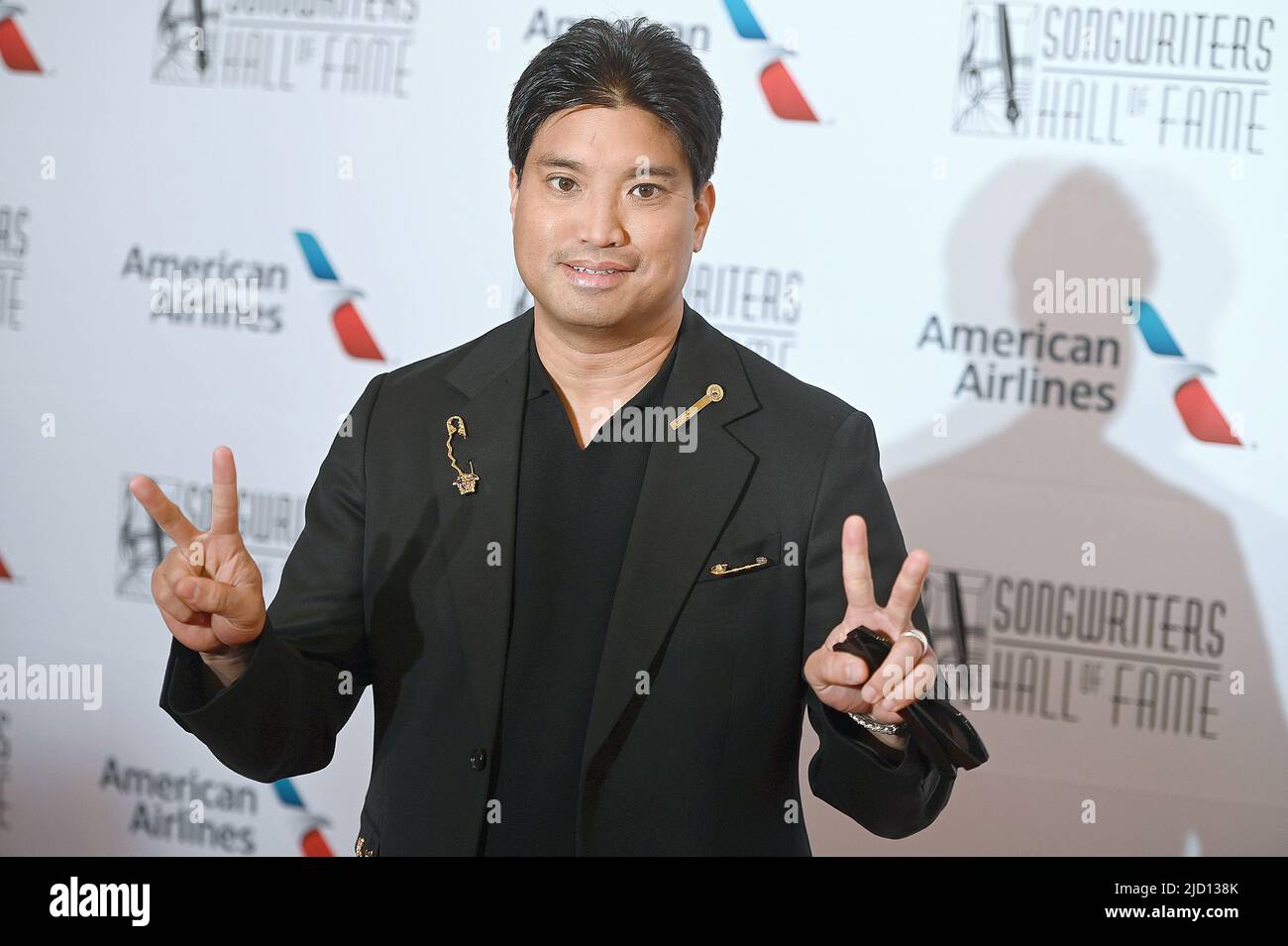 New York, USA. 16th June, 2022. Hall of Fame Inductee Chad Hugo attends ...