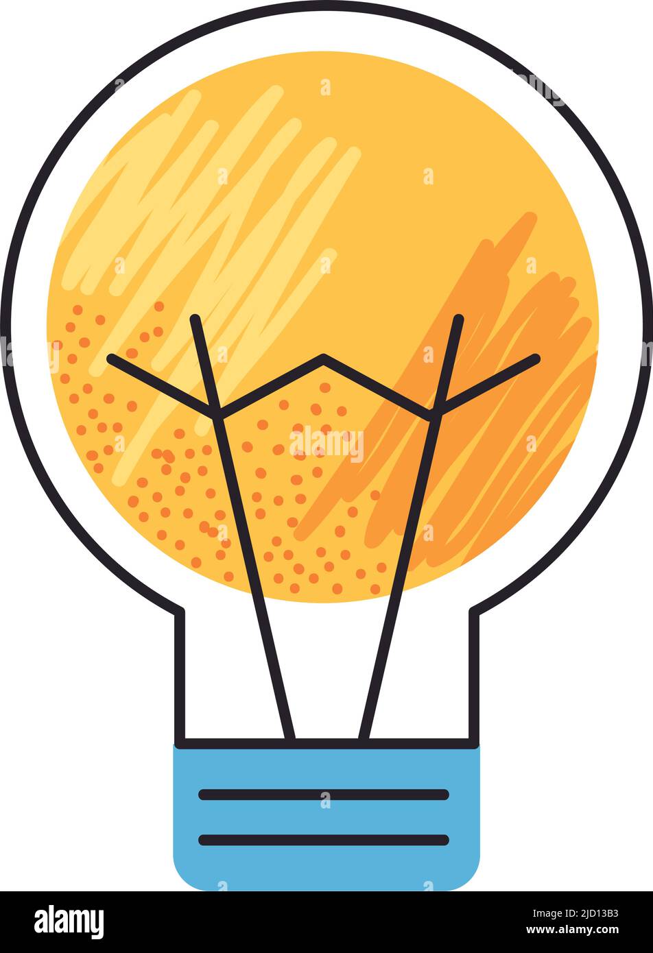 bulb light creative idea icon Stock Vector Image & Art - Alamy