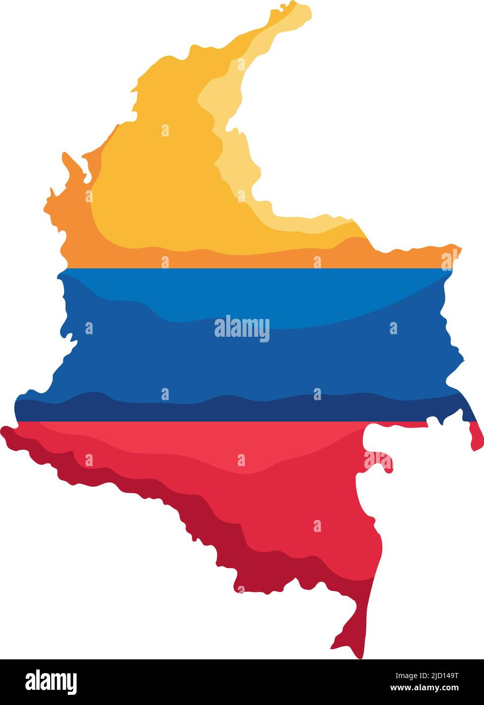 colombian flag in map icon Stock Vector Image & Art - Alamy