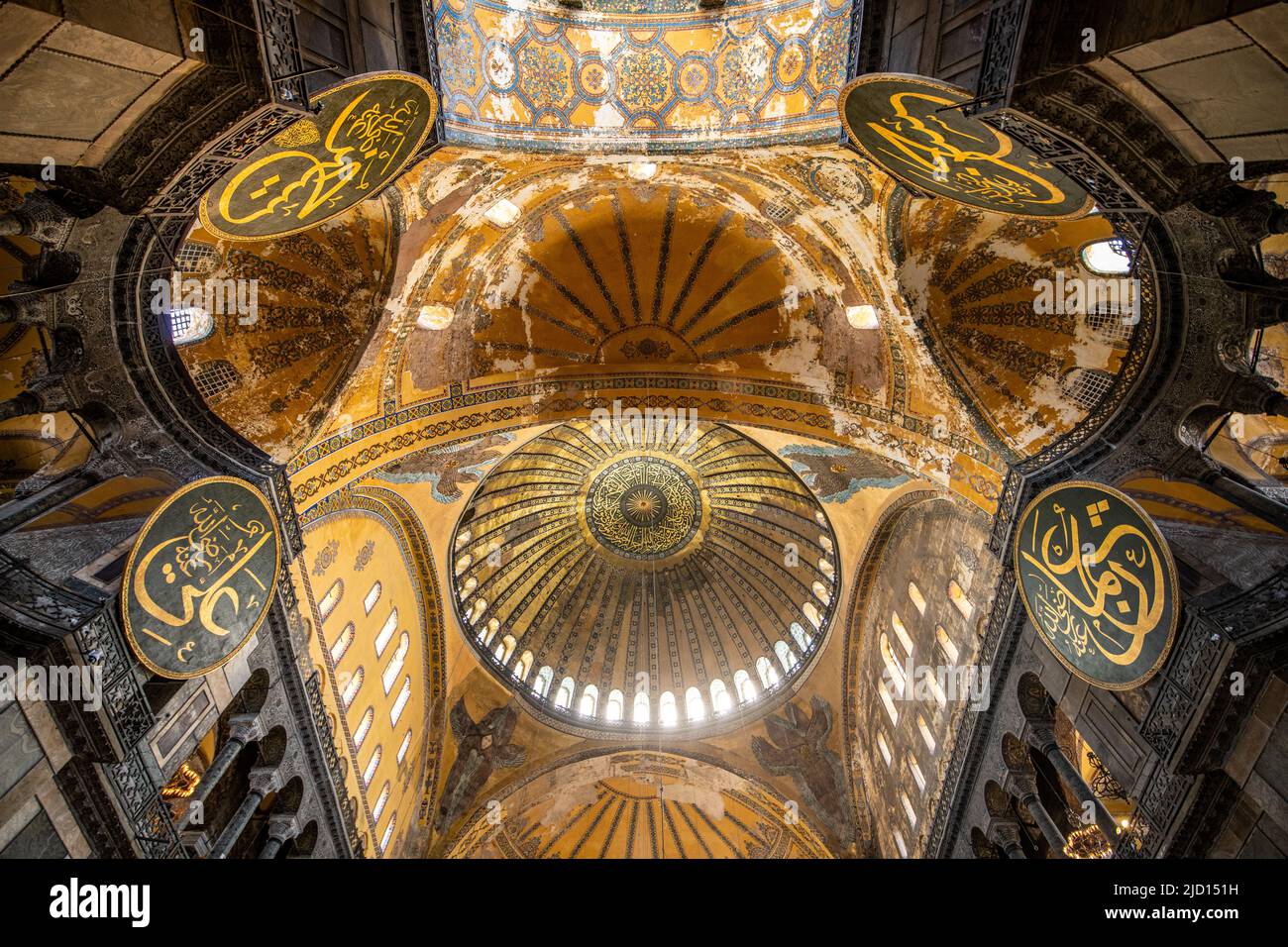 interior Hagia Sophia Istanbul Turkey Stock Photo - Alamy