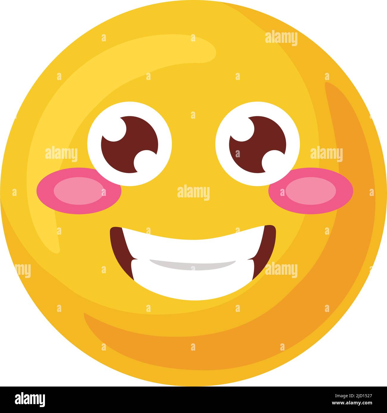 happy emoticon face expression character Stock Vector Image & Art - Alamy