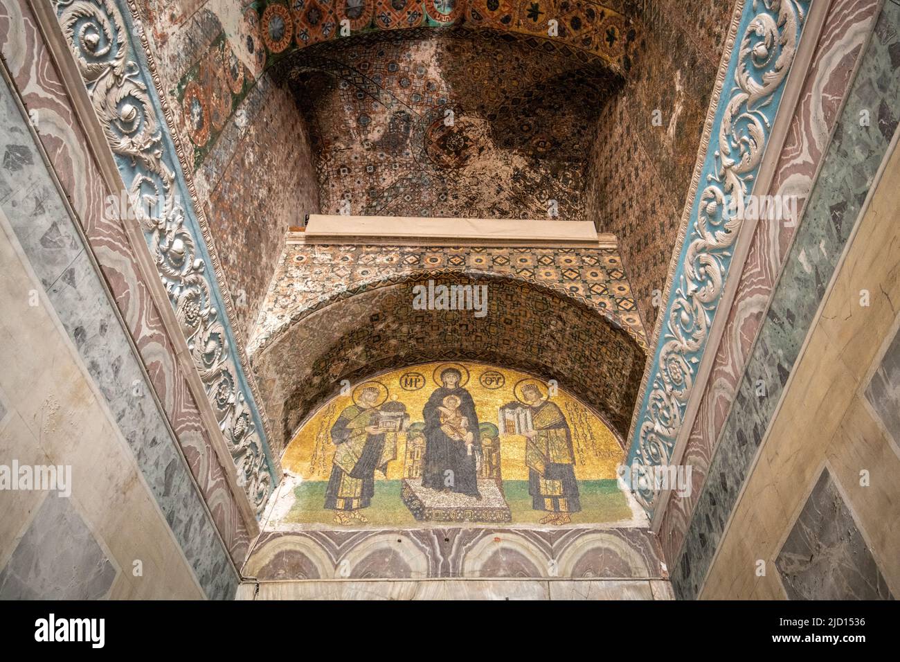 interior Hagia Sophia Istanbul Turkey Stock Photo - Alamy