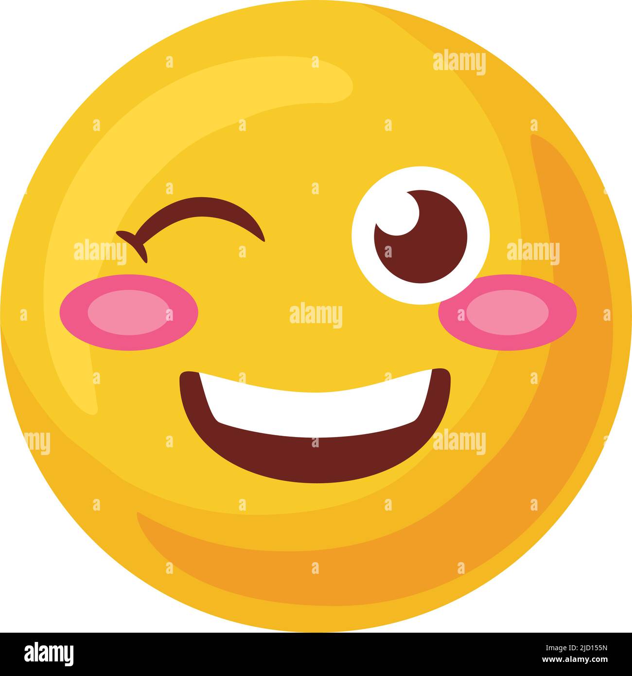 smile expression emoticon happy character Stock Vector Image & Art - Alamy