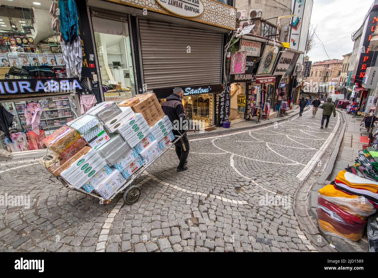 Street in Istanbul Turkey Stock Photo - Alamy