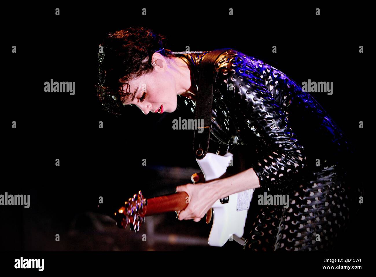 Anne Erin ''Annie'' Clark known professionally as St. Vincent performs ...