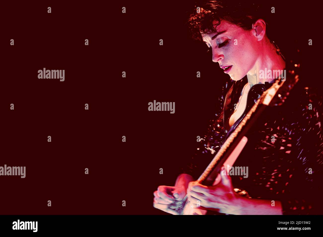 Anne Erin ''Annie'' Clark known professionally as St. Vincent performs ...