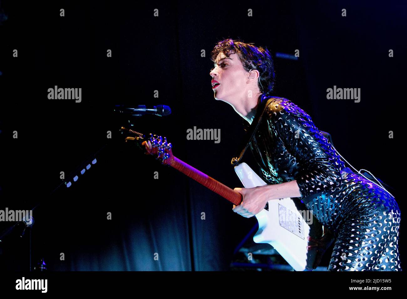 Anne Erin ''Annie'' Clark known professionally as St. Vincent performs ...
