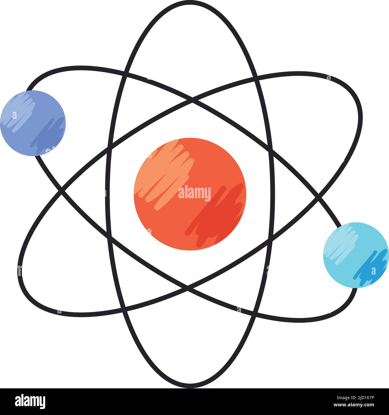 atom molecule particle science icon Stock Vector Image & Art - Alamy
