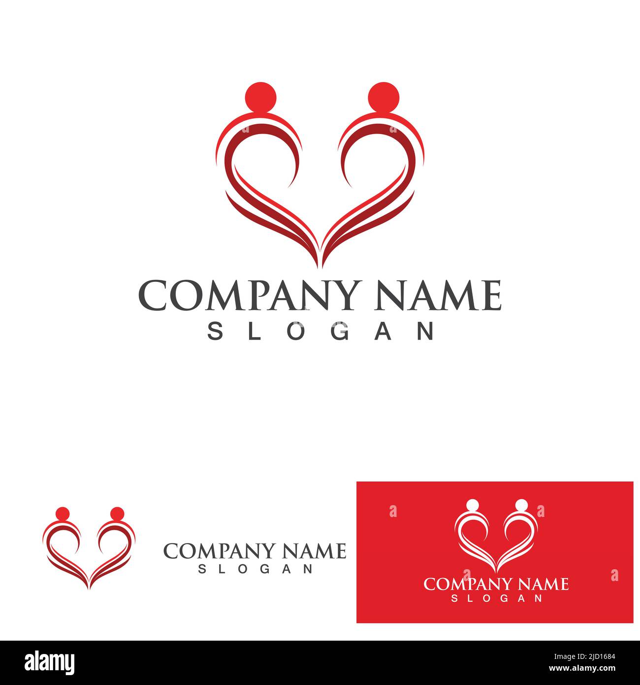 Love Family Care Logo vector Stock Vector Image & Art - Alamy