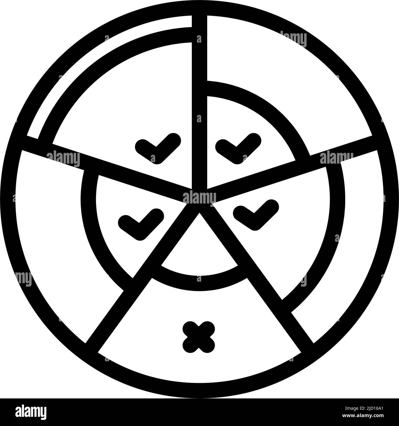 balance wheel line icon vector illustration Stock Vector Image & Art ...