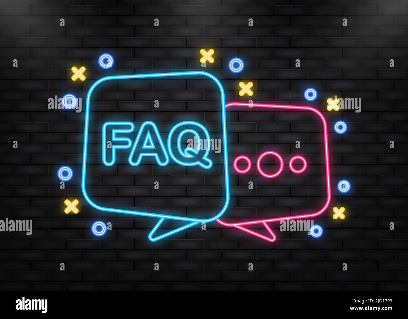 Neon letter q Stock Vector Images - Alamy