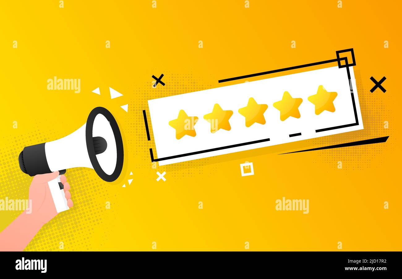 Rating stars badges on a white background. Vector illustration Stock ...