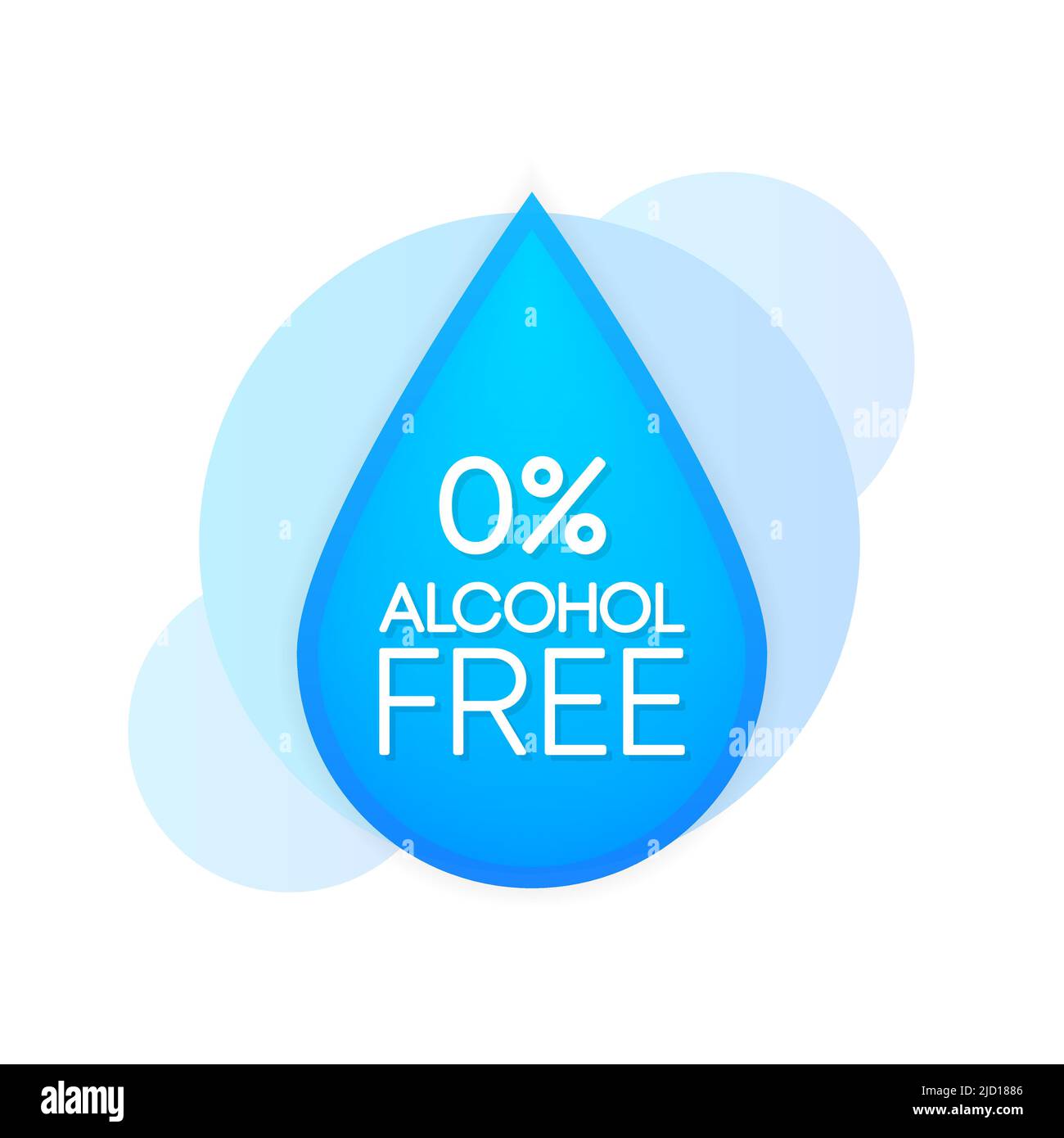 Alcohol free icon symbol. Vector illustration Stock Vector Image & Art ...