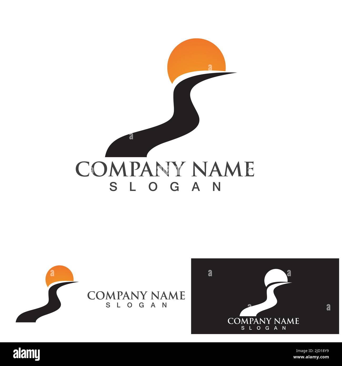 River Logo vector icon illustration design template Stock Vector Image ...